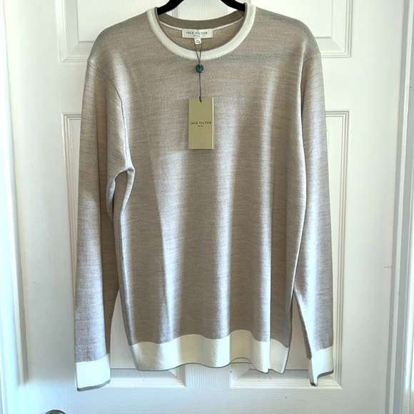 Jack victor | Sweaters | Nwt Jack Victor Merino Wool Sweater | Poshmark